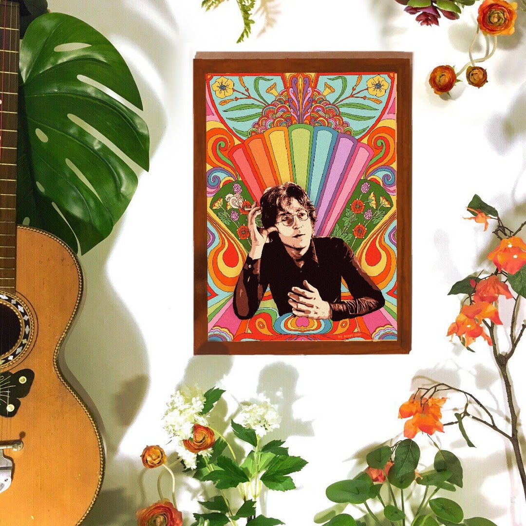 A Boogie Child Original 1960s Inspired Psychedelic Art Nouveau John ...