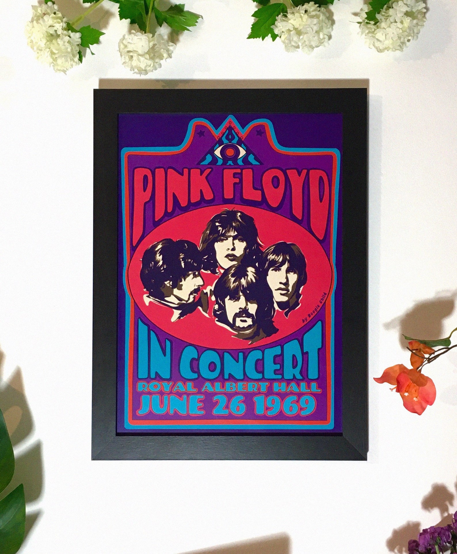 A Boogie Child Original 1960s Inspired Psychedelic Pink | Etsy