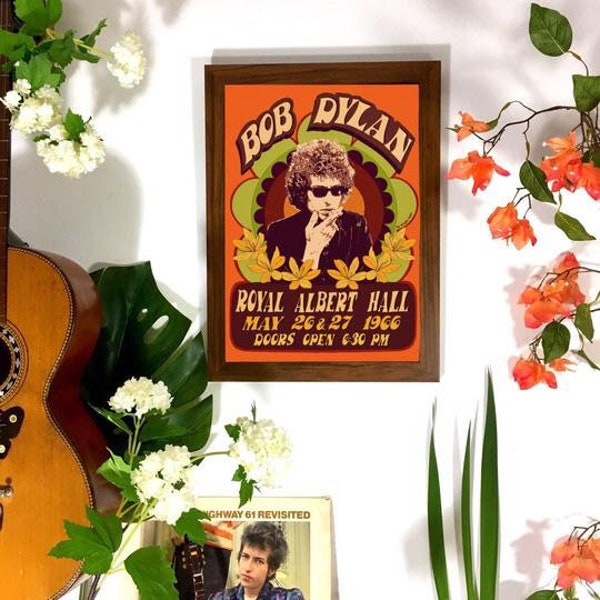 Bob Dylan Album Poster - Etsy