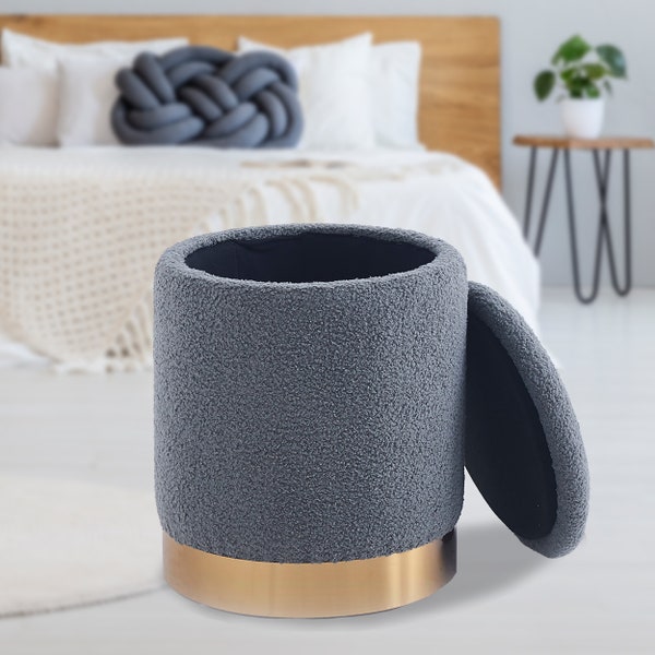 Pouf With Storage - Etsy