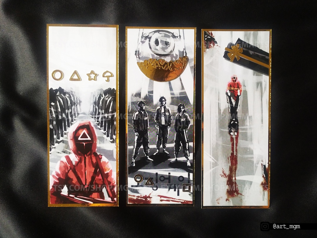 BOOKMARKS - Squid - Fan Art - Etsy