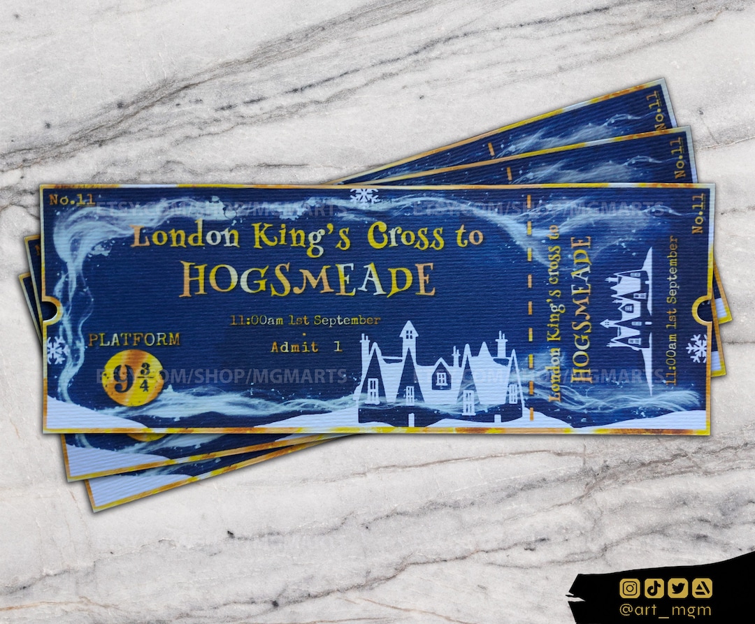 TICKET/BOOKMARK - Hogs - Etsy