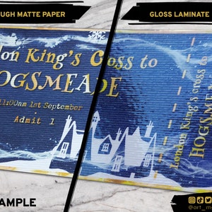 TICKET/BOOKMARK - Hogs - Etsy