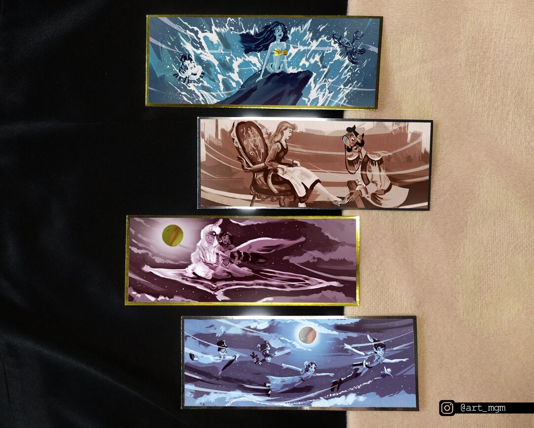 BOOKMARKS - Classic Animated Movies II - Fan Art - Etsy