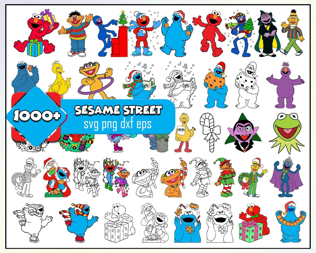 Monster SVG Bundle, Sesame Monsters Svg, Red Monster Svg, Monster ...