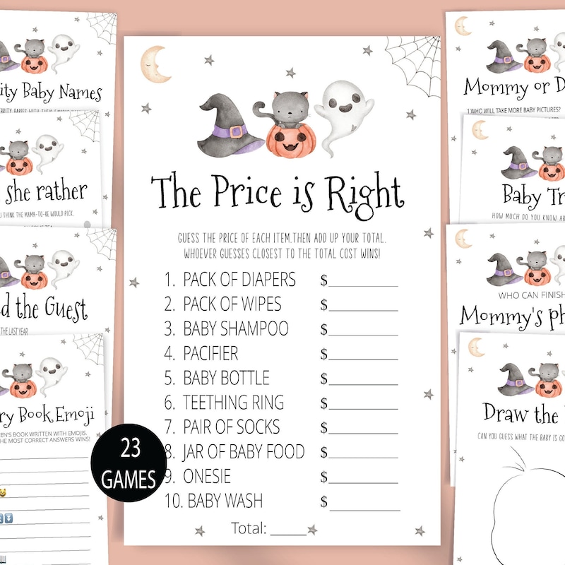 Halloween Baby Shower - Etsy