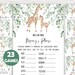 Safari Baby Shower Gamegiraffe Baby Shower Gamesbaby Shower - Etsy