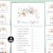 Floral Baby Shower Game,greenery Baby Shower Game Bundle,23 Baby Shower ...