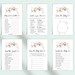 Floral Baby Shower Game,greenery Baby Shower Game Bundle,23 Baby Shower ...
