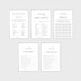 Minimalist Baby Shower Game Bundle,black and White Baby Shower Games ...