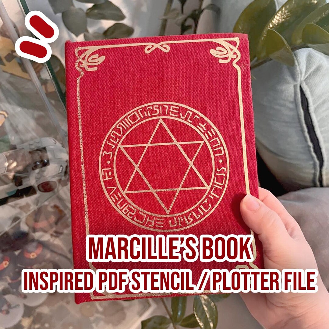 Marcille Book Inspired Book Stencil/plotter File PDF - Etsy