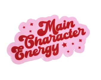 Main Character Energy Hand Embroidered Pigment-dyed Sweatshirt - Etsy