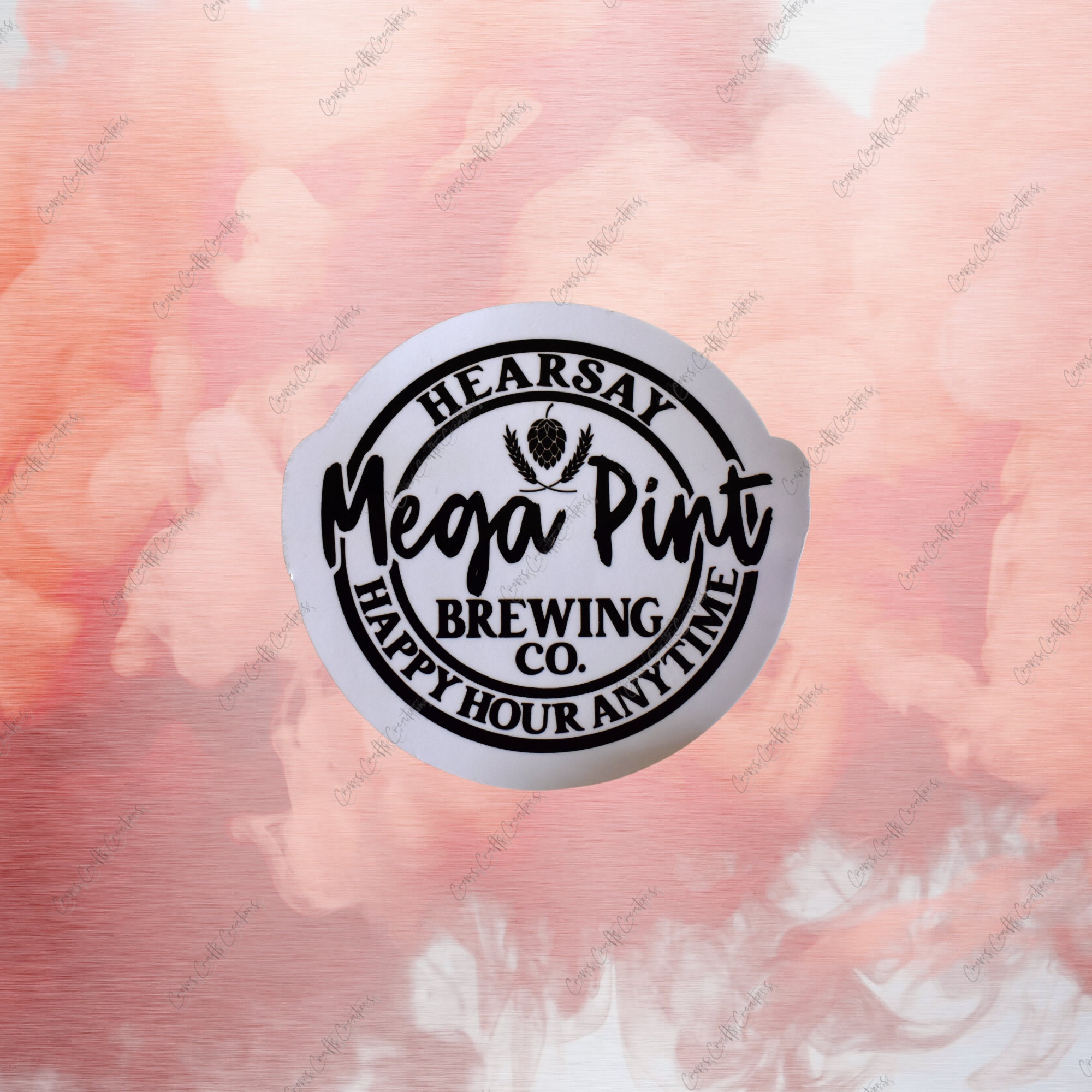 Mega Pint Brewing Sticker - Etsy