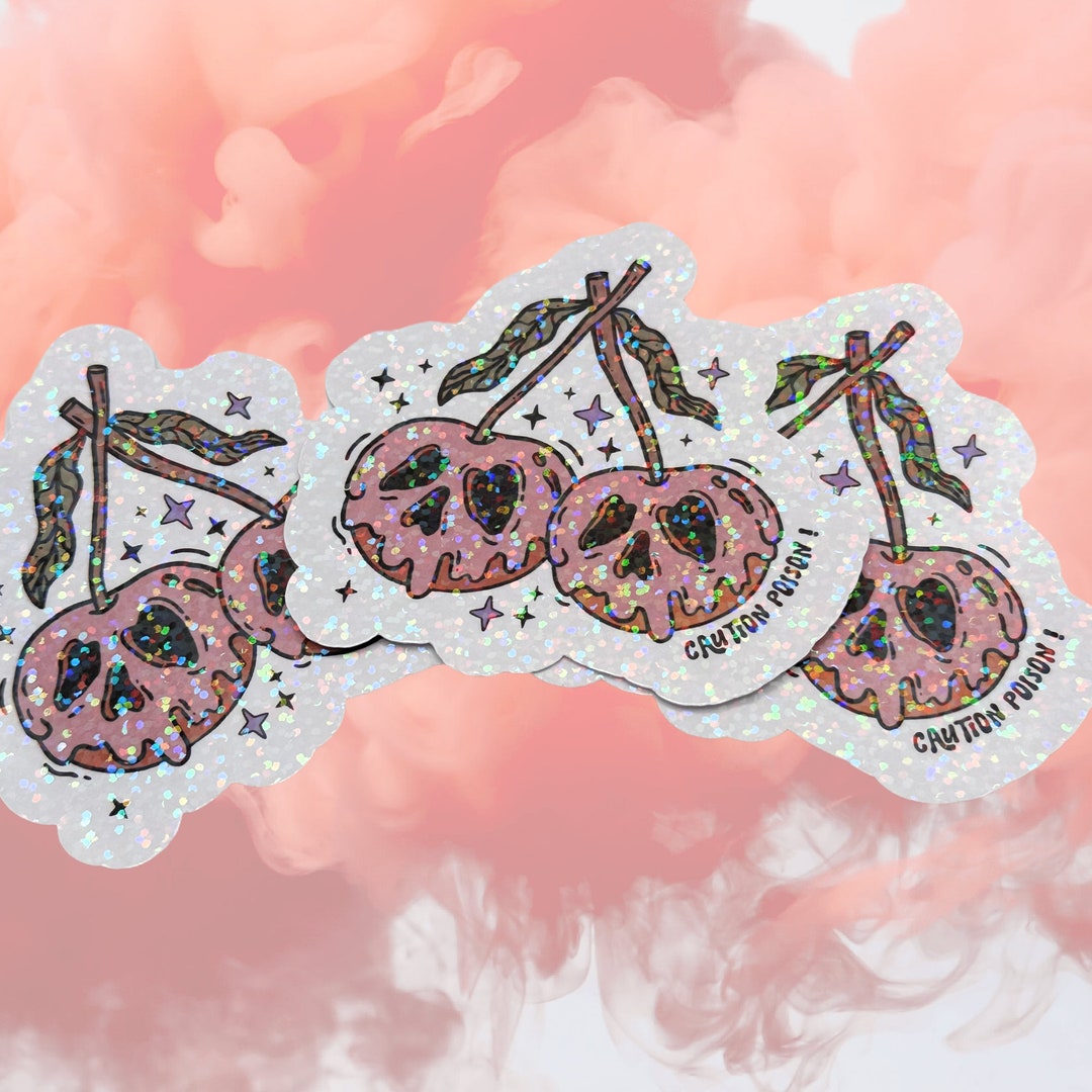 Poisonous Cherry Sticker - Etsy