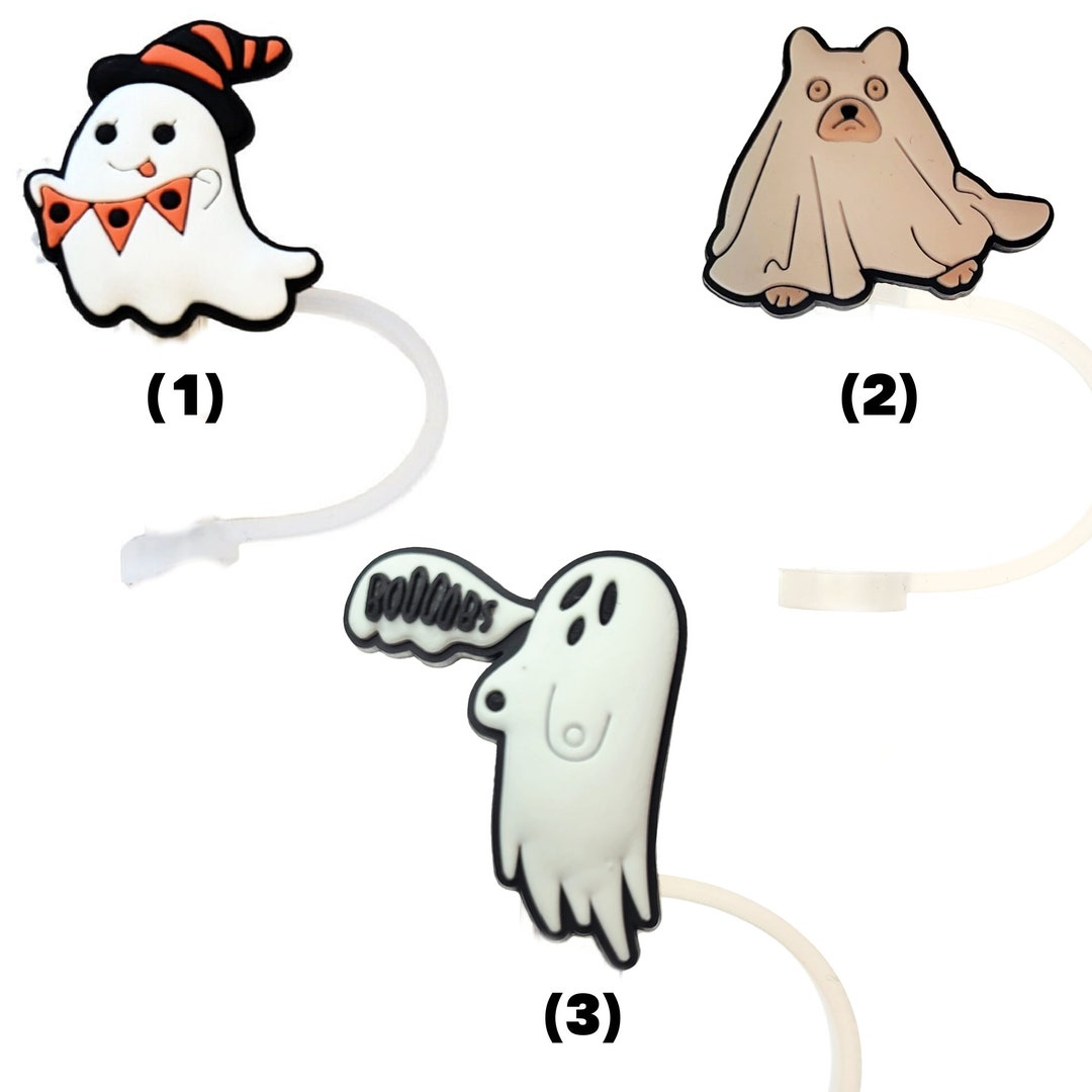 Festive Ghost Straw Cap - Etsy