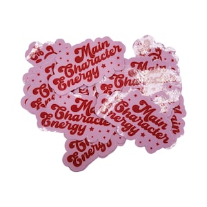 Main Character Energy Sticker - Etsy