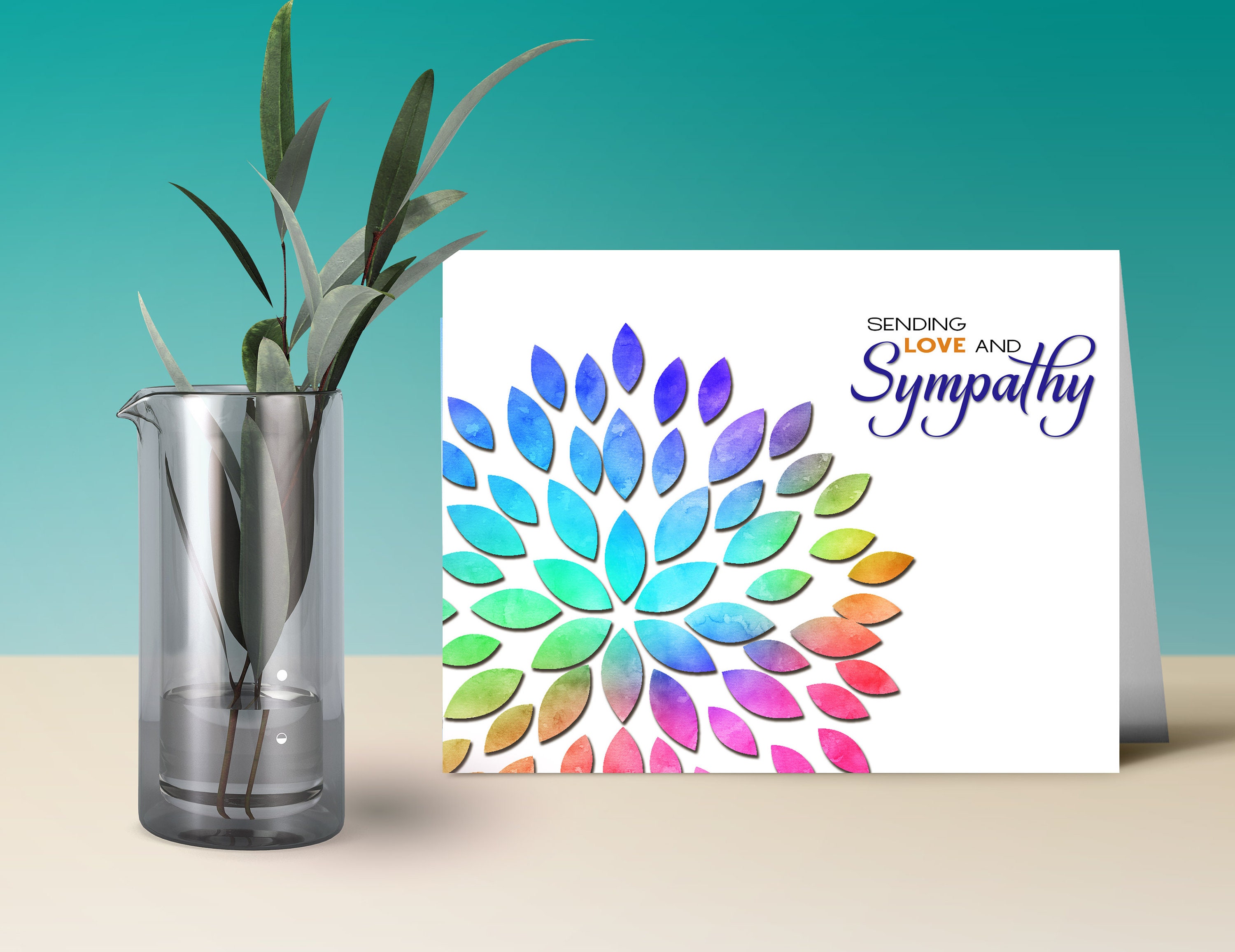 Sympathy Card Printable, Downloadable Sympathy Card, Digital Card ...