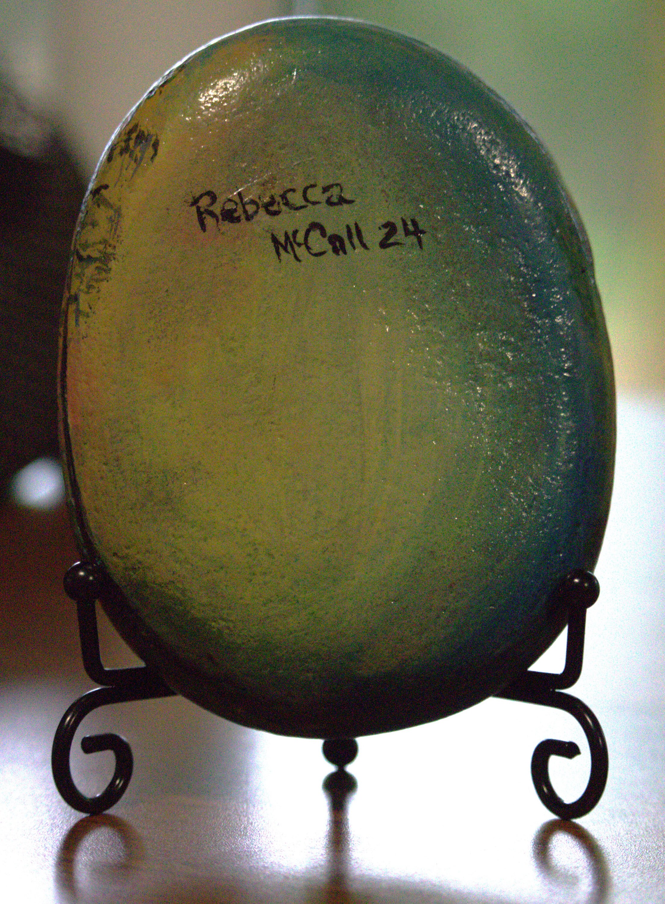 Beautiful Painted Rock With a Scene From Florida, Stand Included - Etsy