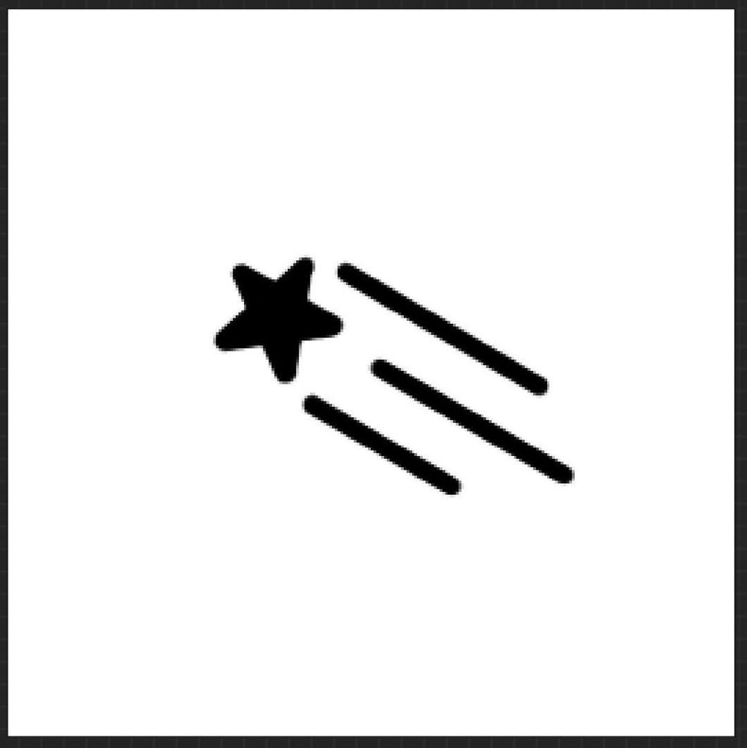 Mini Shooting Star Vinyl Decal, Tiny Filler Sticker for Water Bottle ...