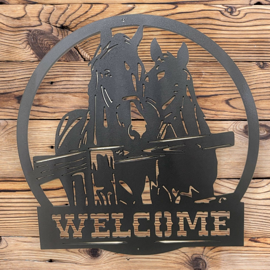 Horse Welcome Sign - Etsy