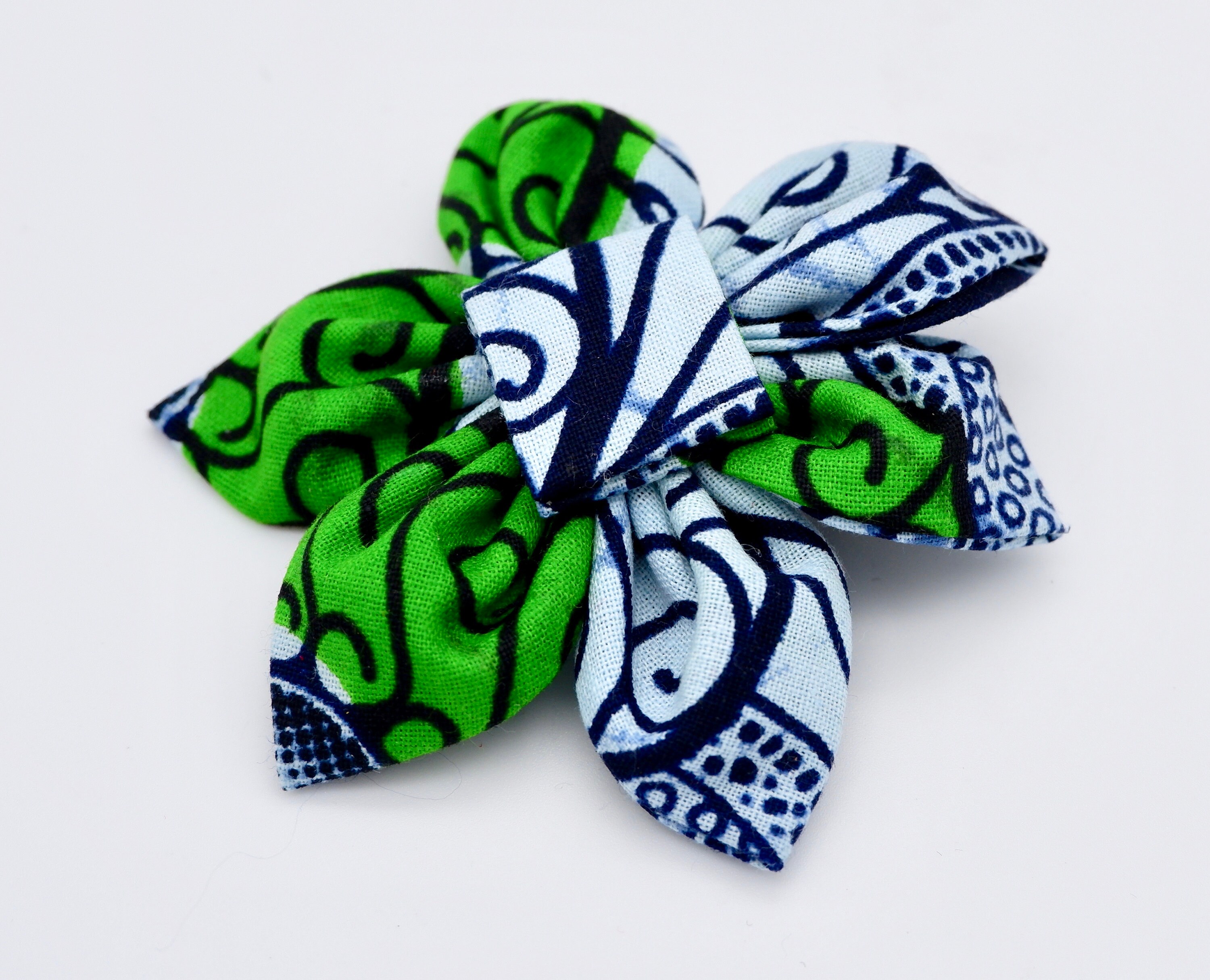 Ankara/kitengi Fabric African Print Hair Clip - Etsy