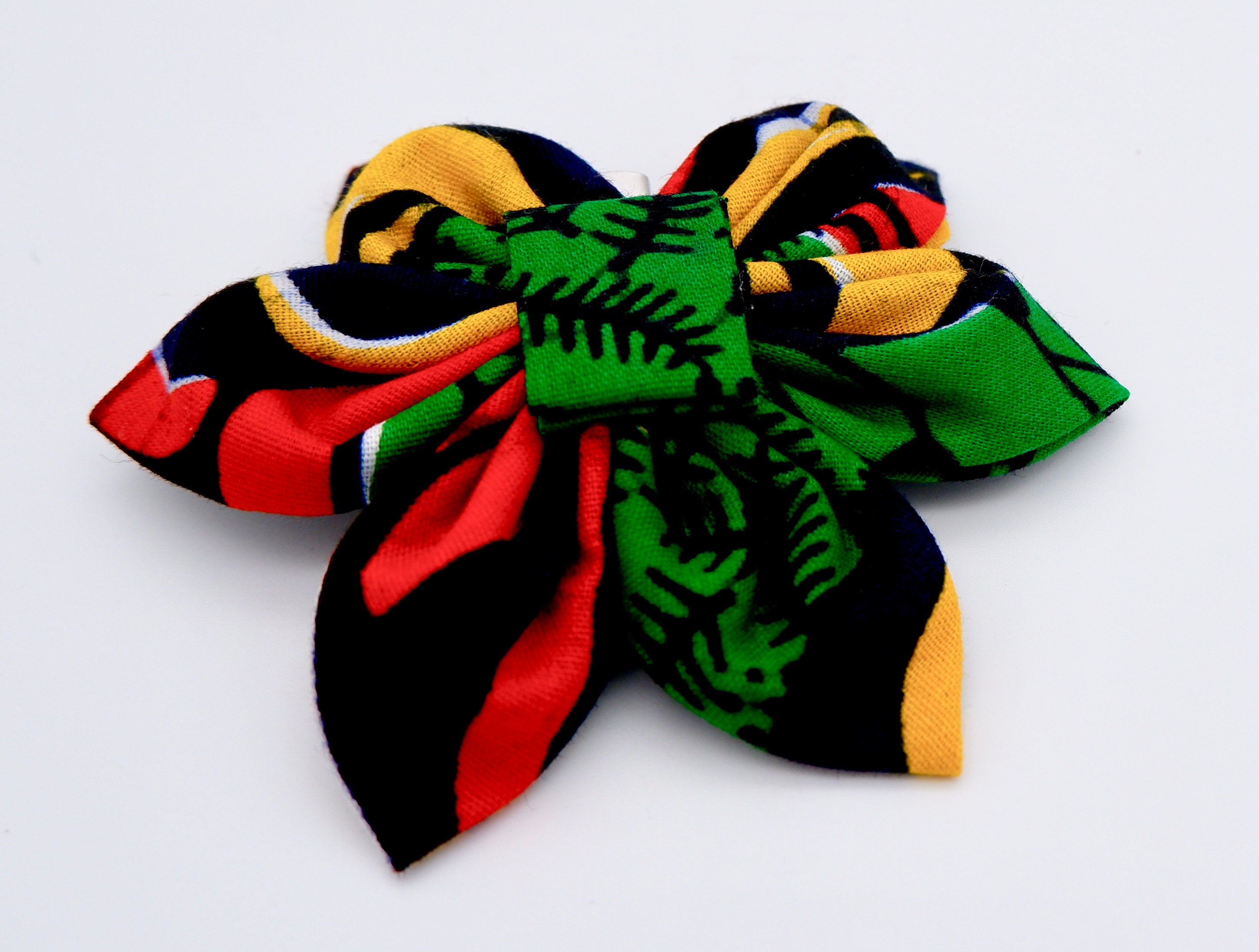 Ankara/kitengi Fabric African Print Hair Clip - Etsy