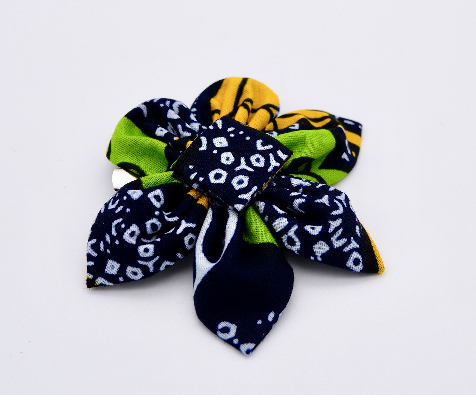 Ankara/kitengi Fabric African Print Hair Clip - Etsy