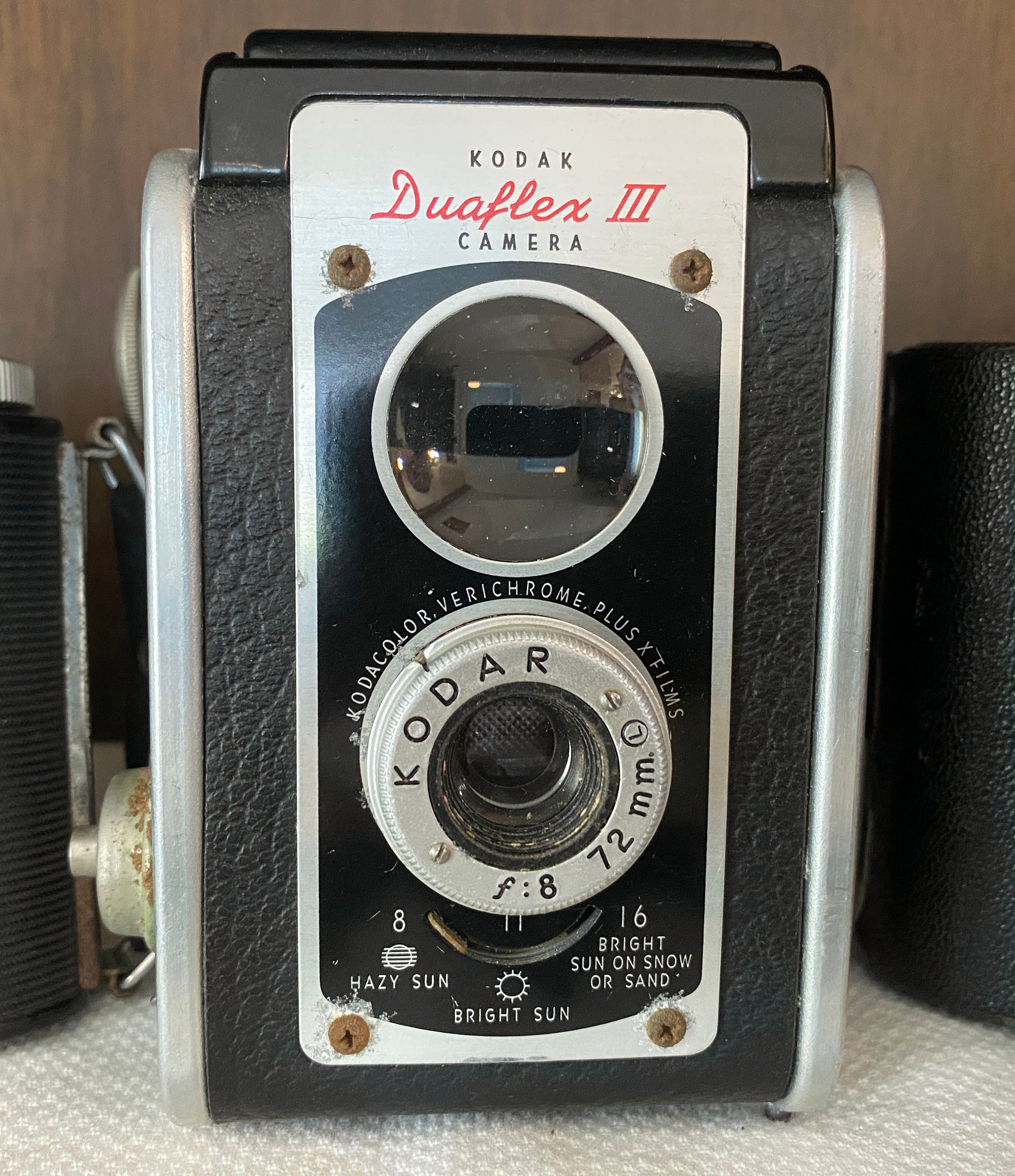 Lot of 3 Vintage 1940's 1950's Film Cameras Kodak Duaflex 3 Ansco ...