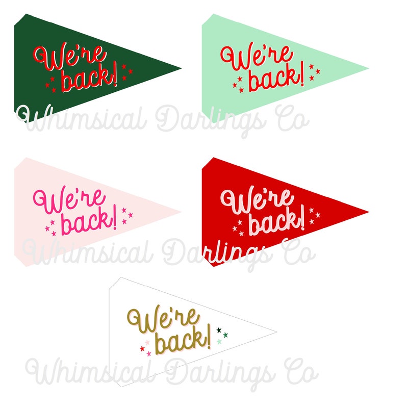 We Are Back Elf Banner - Etsy