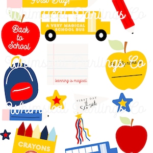 Back to School Printable Bundle // First Day of School Questionnaire ...