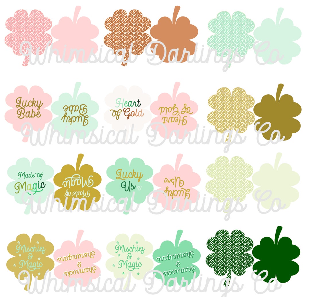 Shamrock Printables // St. Patrick's Day Printables // Shamrock ...