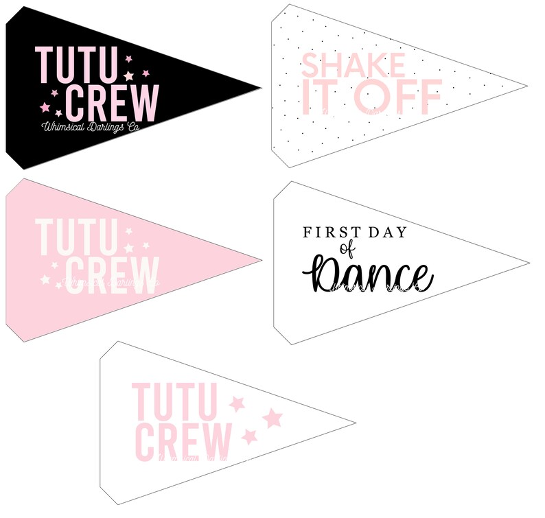 Tutu Crew PRINTABLES | Etsy
