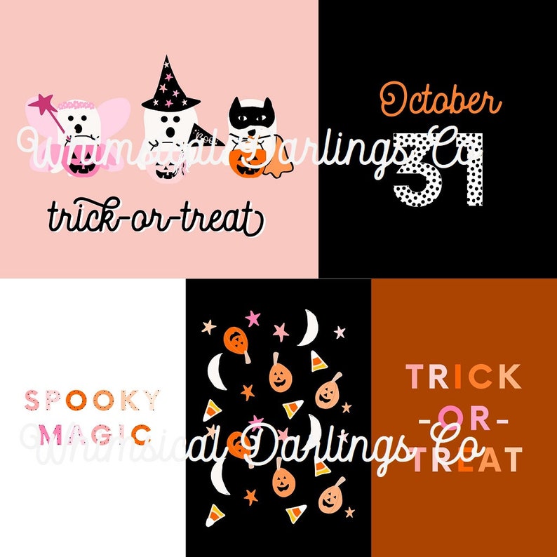 Halloween Print Bundle // Halloween Prints // Halloween Decor ...