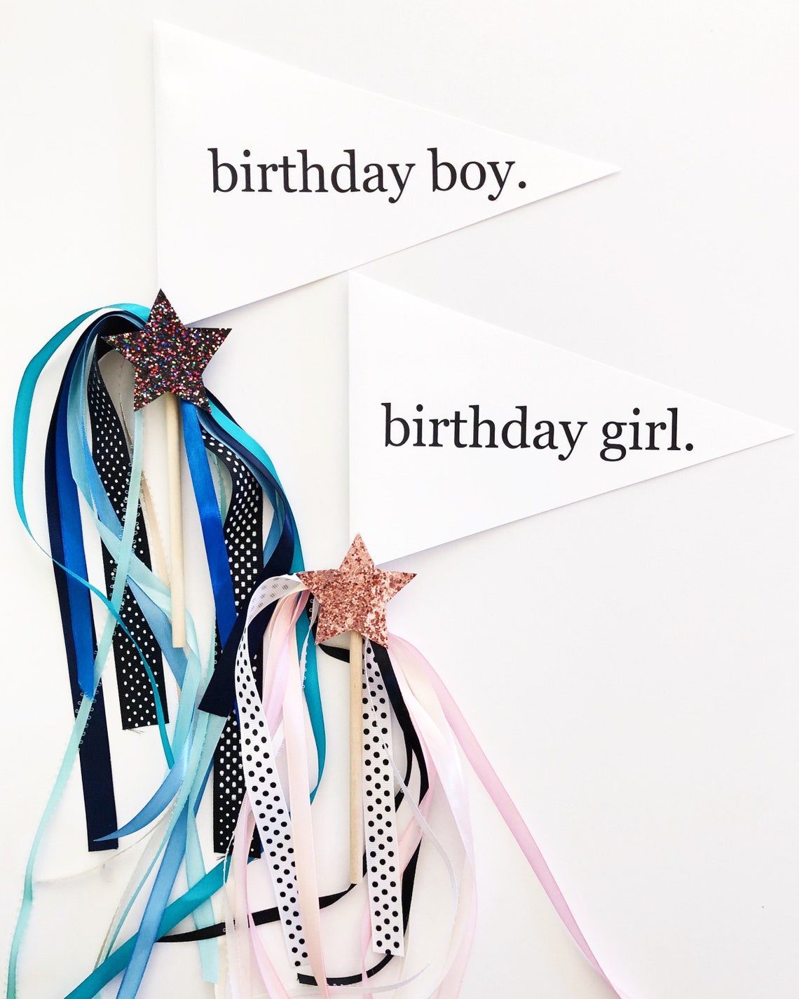 Birthday Boy Printable Pennant Flag | Etsy