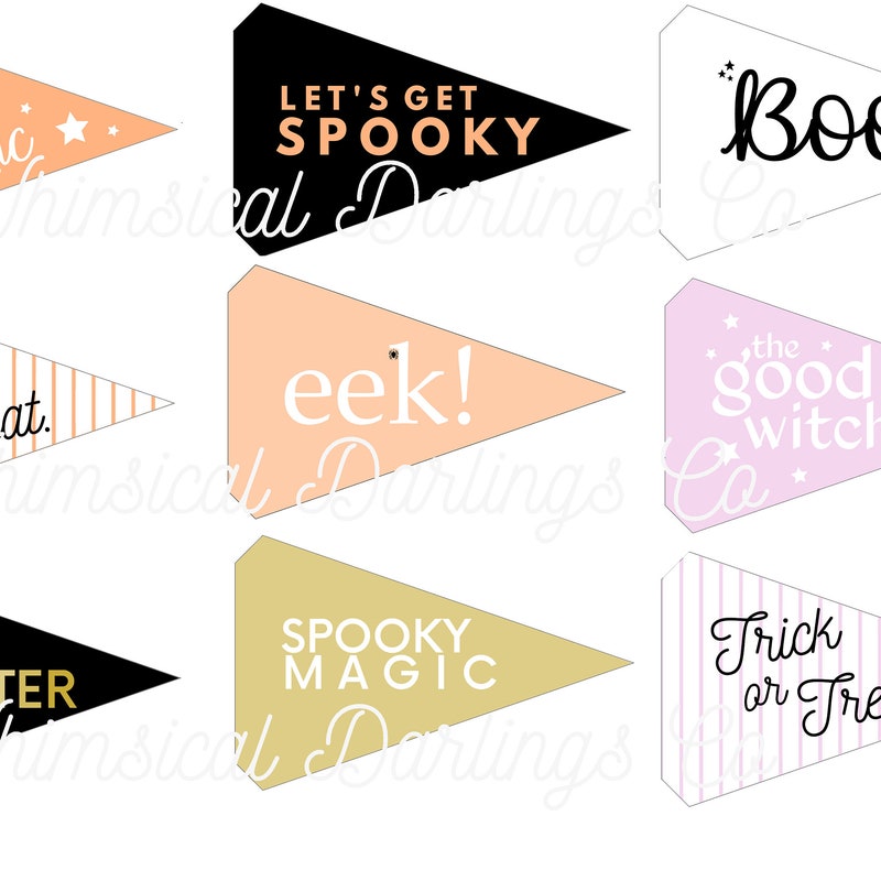 Halloween Flags - Etsy