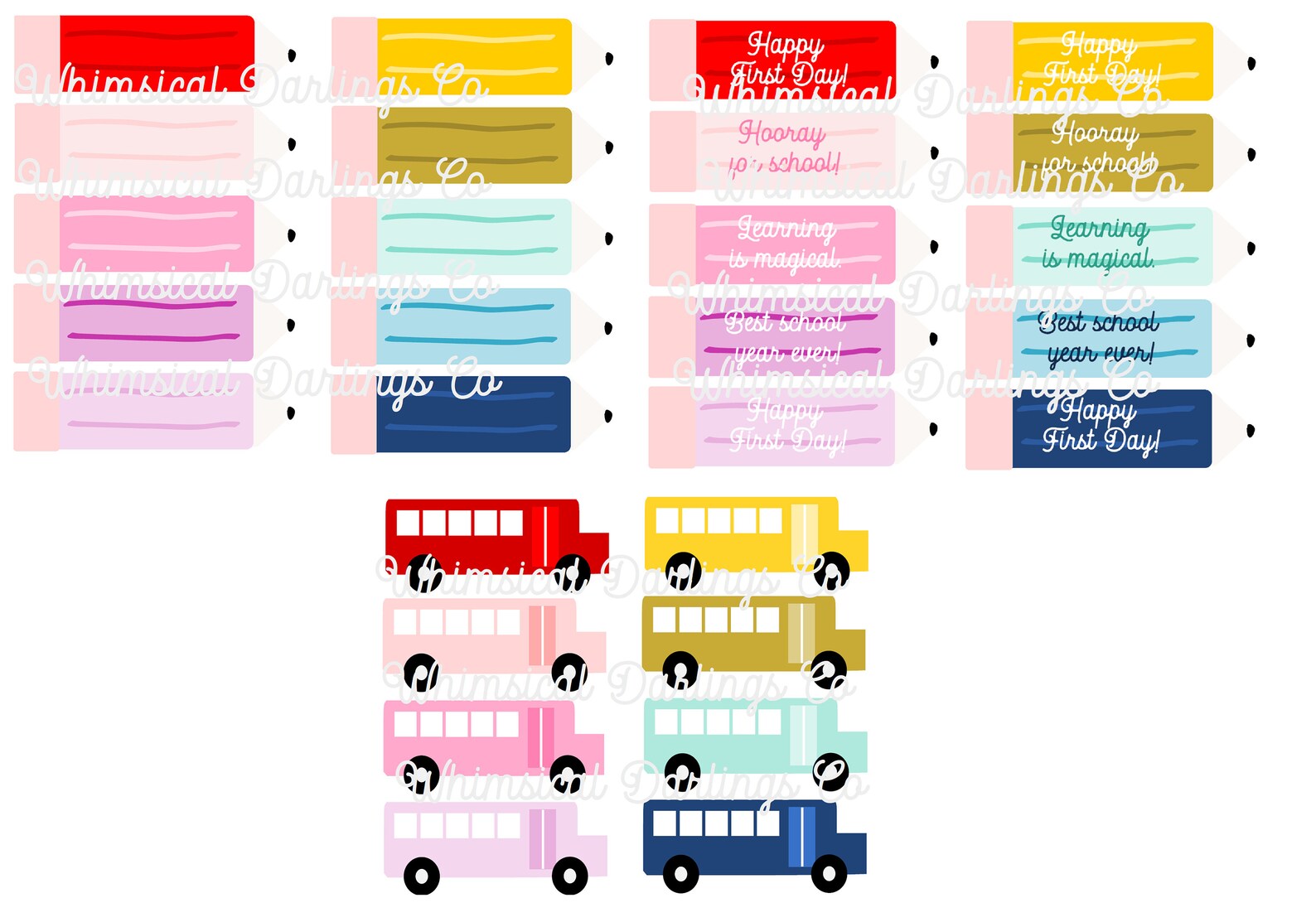 Back to School Printable Bundle // First Day of School Questionnaire ...