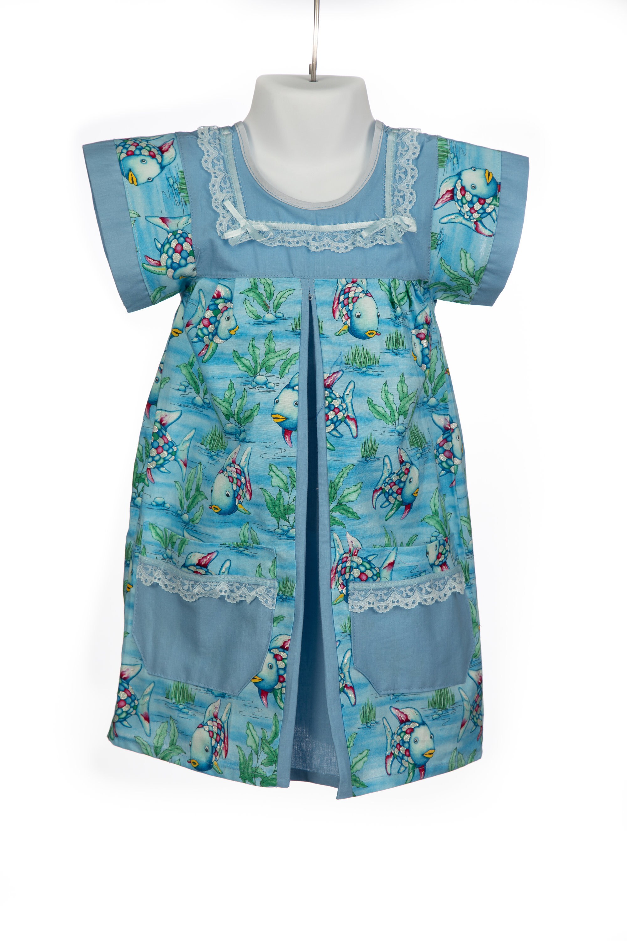 Girl Dress, Rainbow Fish Dress, Girl Summer Dress - Etsy
