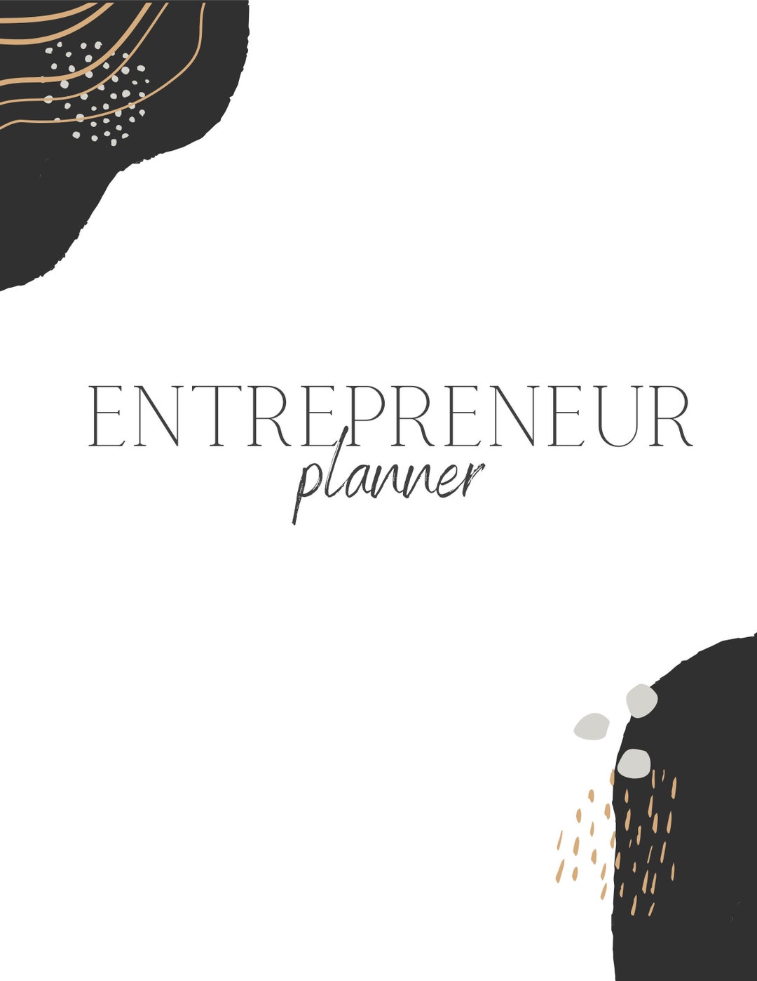 Entrepreneur Planner - Digital Planner, Goodnotes Planner, iPad Planner ...
