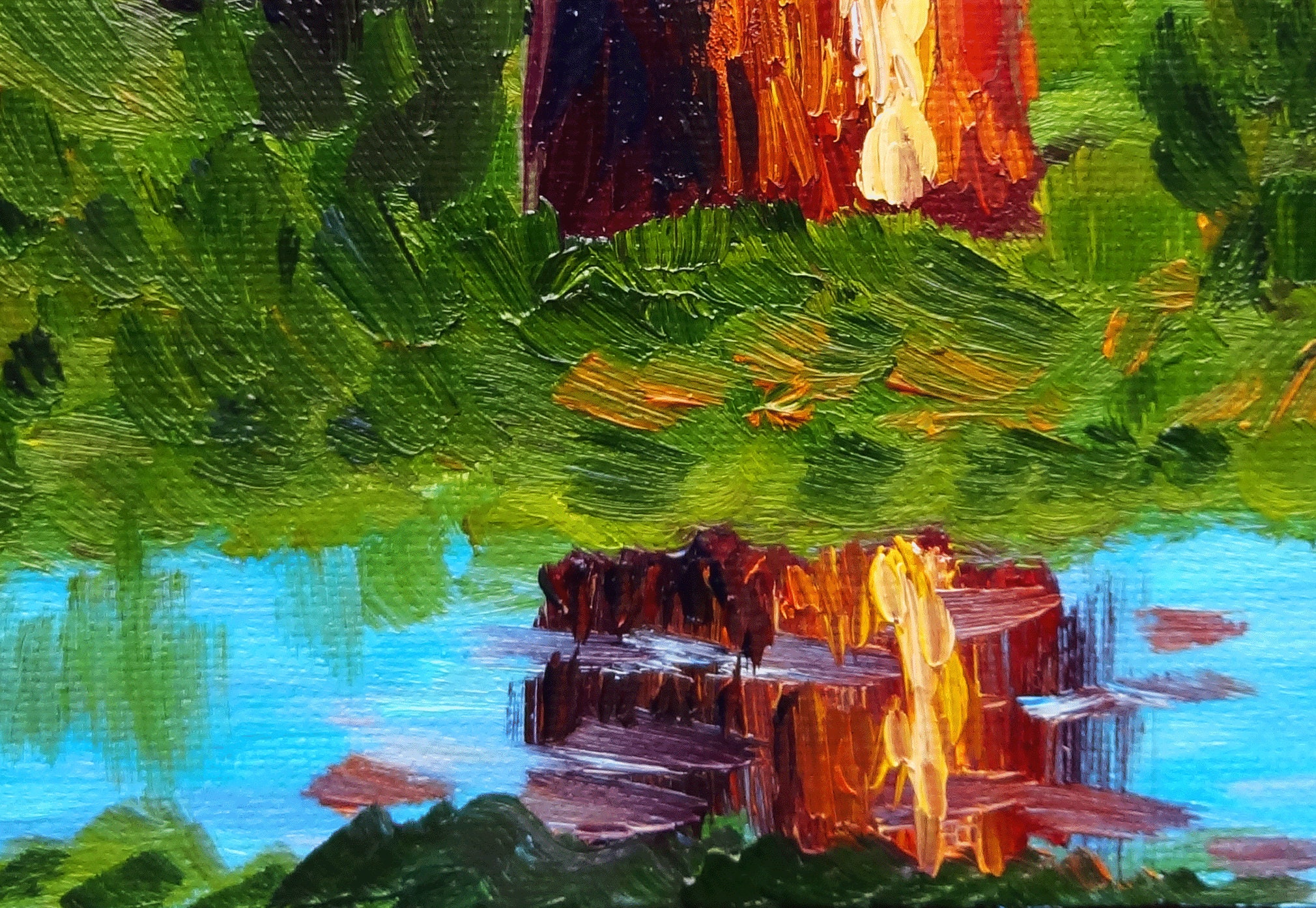 Baobab Painting Trees Original Art Madagascar Africa Wall Art | Etsy