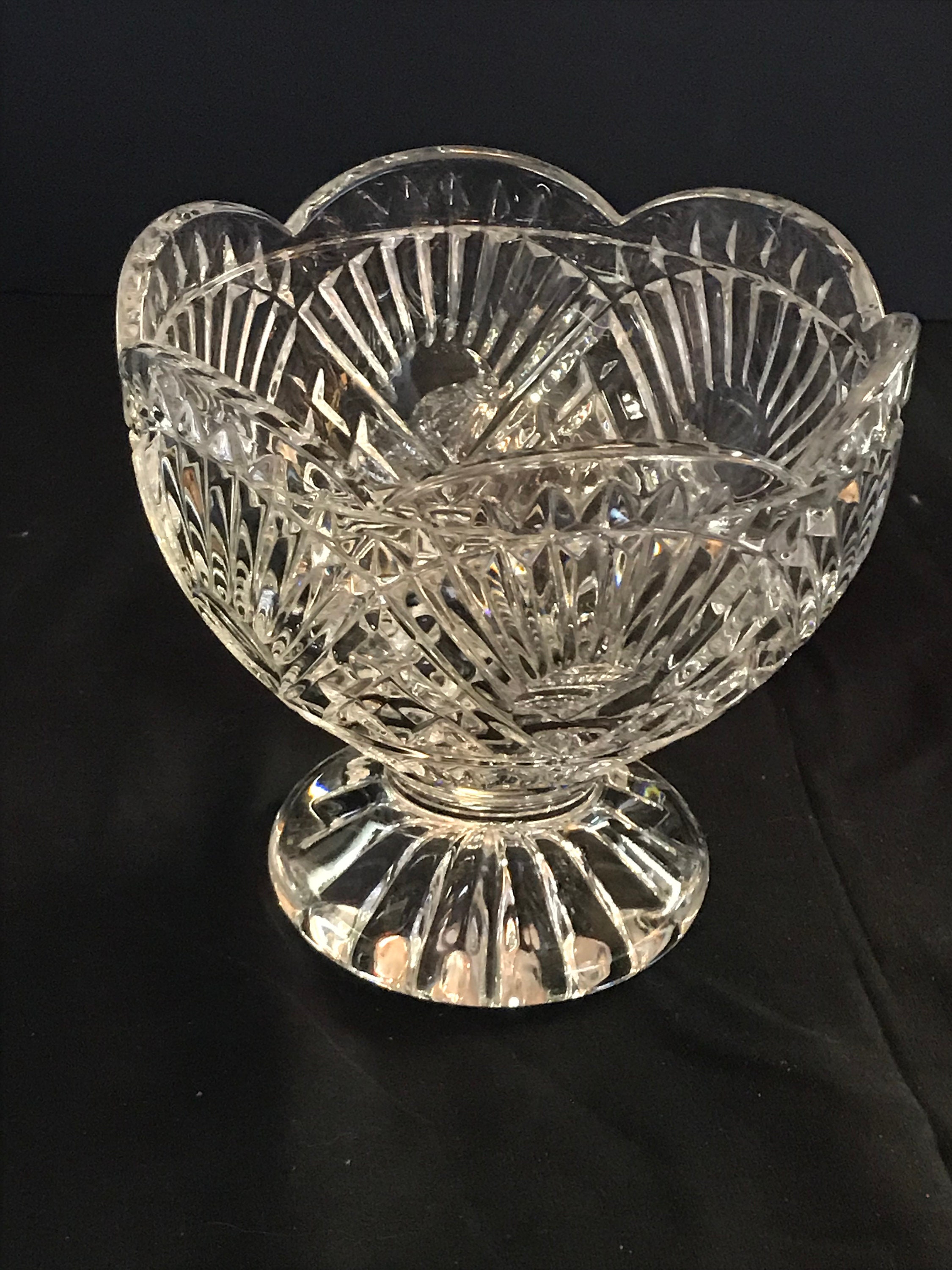Vintage Shannon Crystal Designs by Ireland Candy Dish Heavy Cut ...