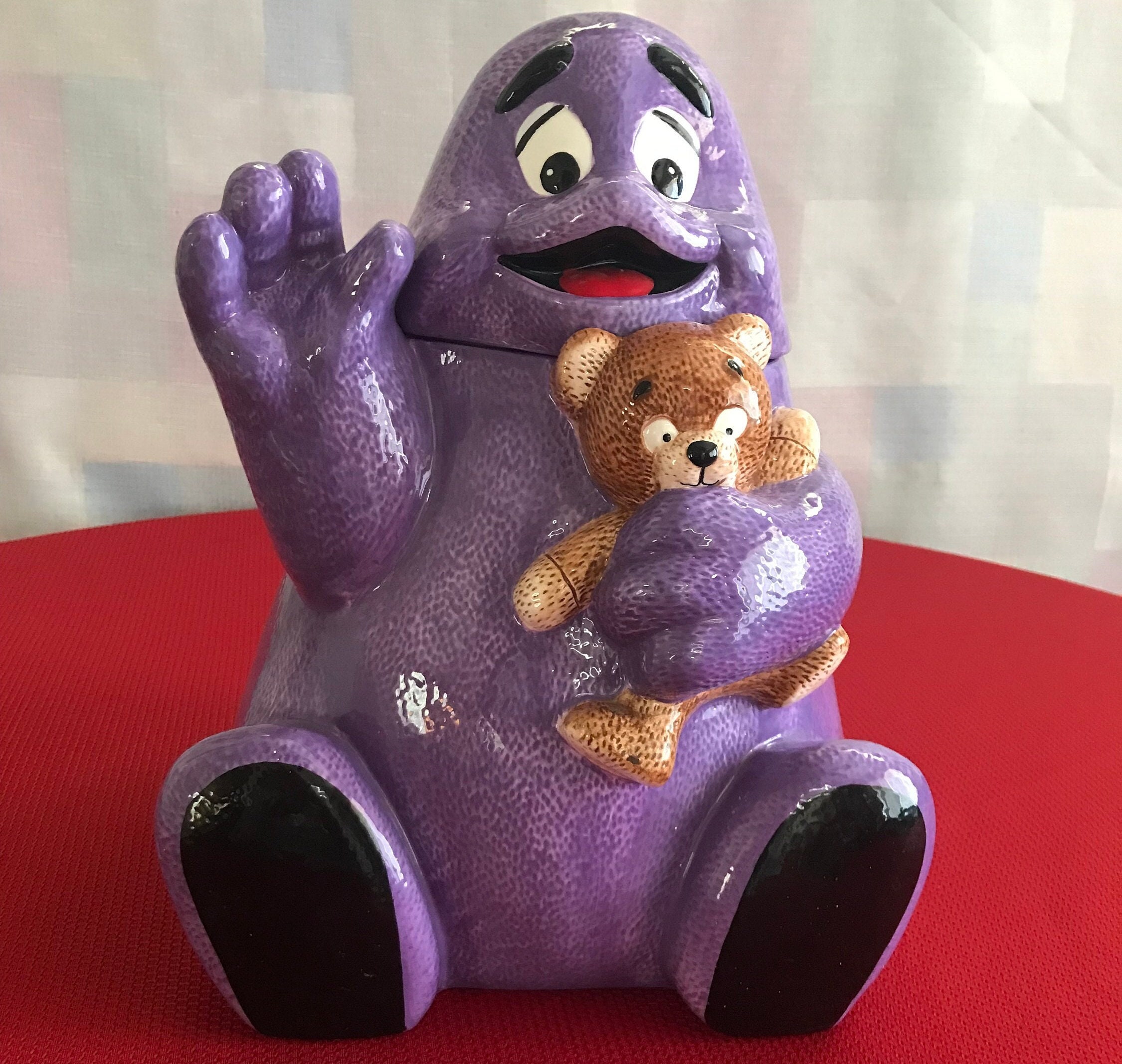 1997 Treasure Craft Mcdonalds grimace Cookie Jar - Etsy