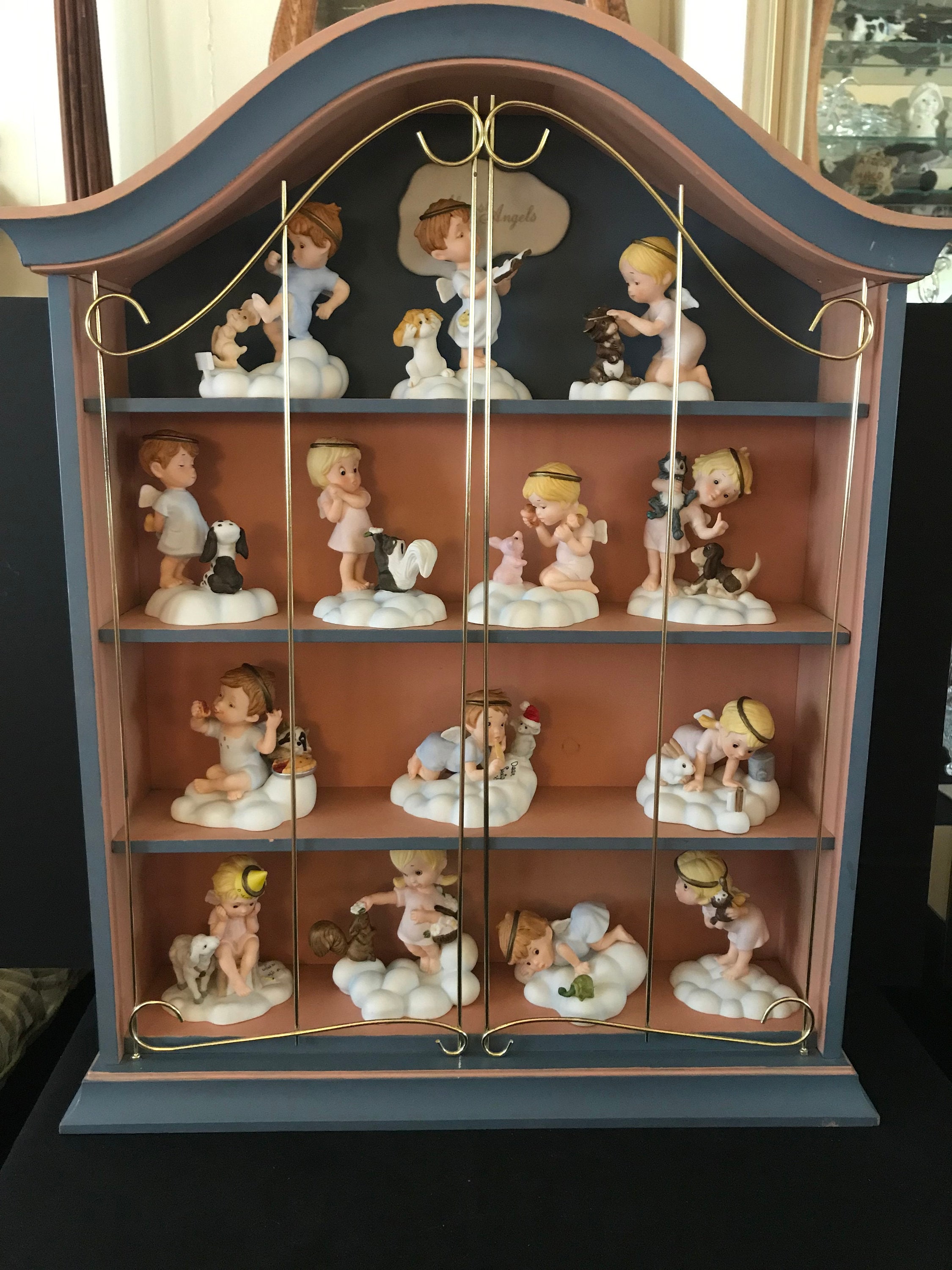 Vintage Almost Angels Collection Fine Porcelain Figurines Franklin Mint ...