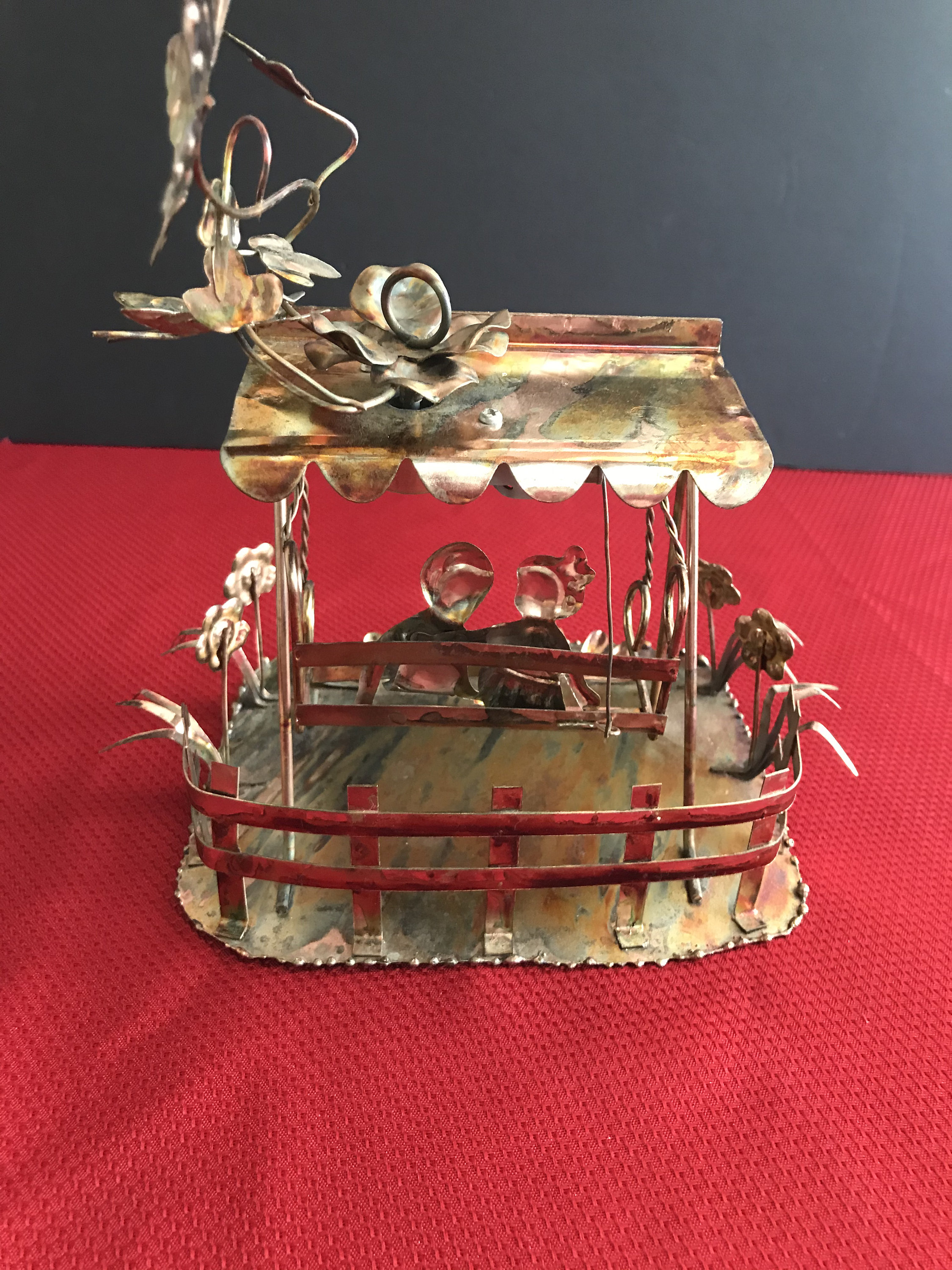 Vintage Copper Tin Music Box With Swing That Works From 1960 - Etsy