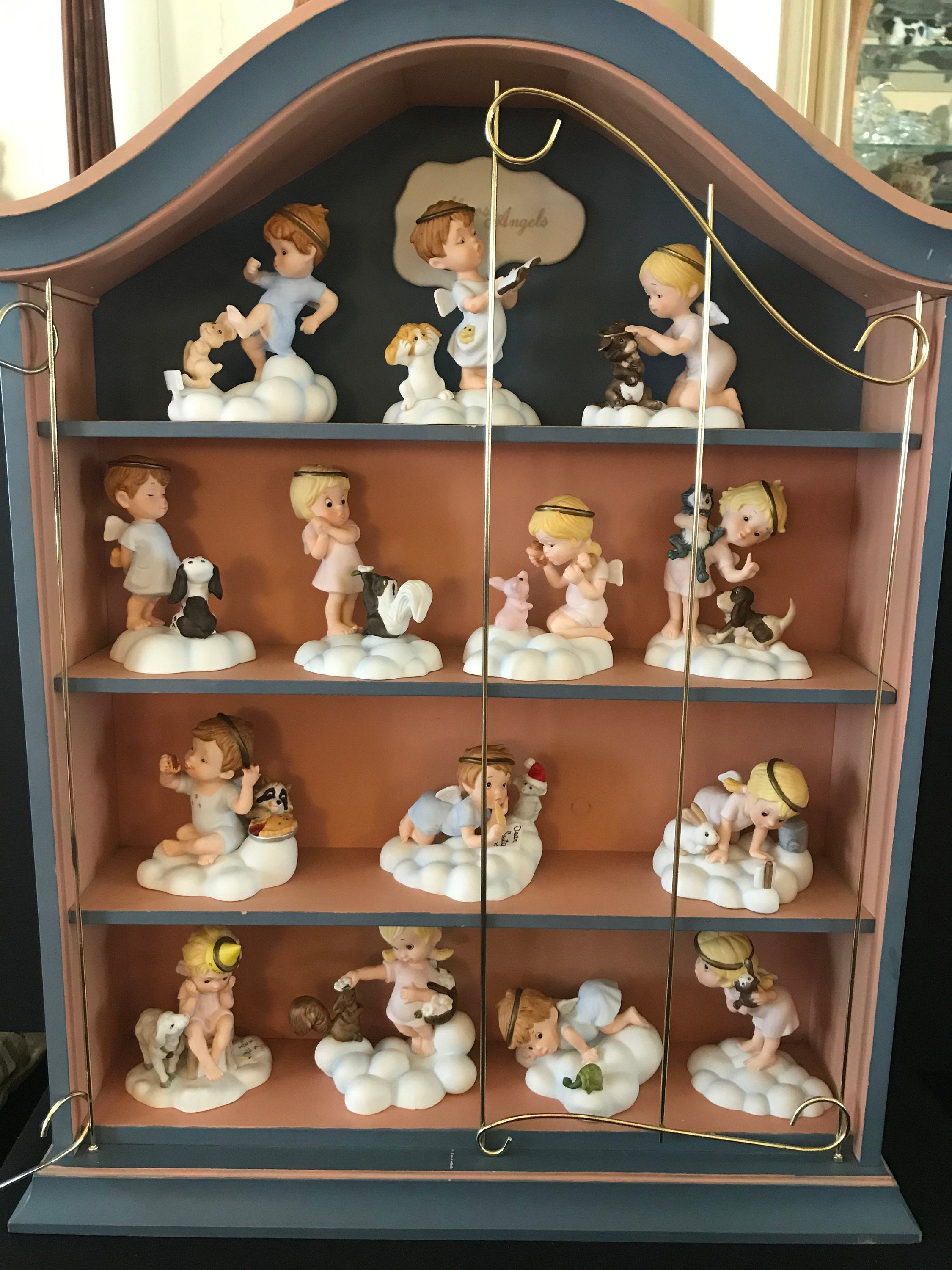 Vintage Almost Angels Collection Fine Porcelain Figurines Franklin Mint ...