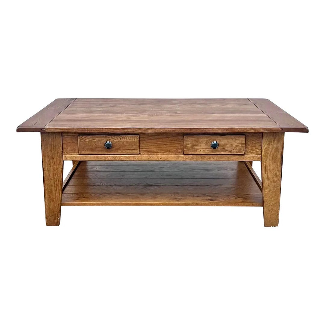 Broyhill Attic Heirlooms Farmhouse Oak Coffee Table - Etsy