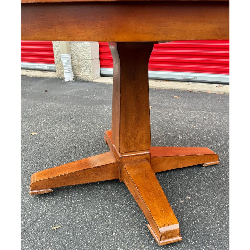 Ethan Allen Arts and Craft Style “tango” Collection Round Dining Table ...