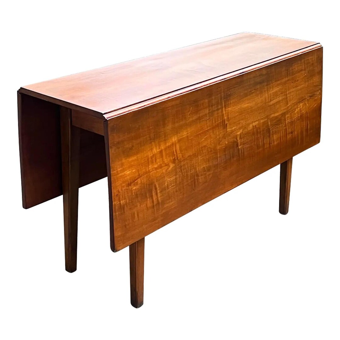 Antique 19th Century Drop Leaf Maple Dining Table - Newly Refinished - Etsy