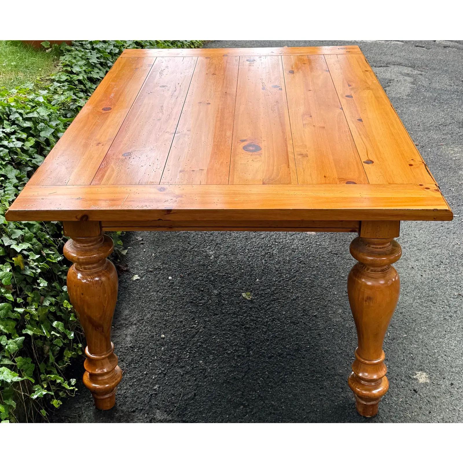 Broyhill Rustic Pine “yorkshire Market” Farm Dining Table - Etsy