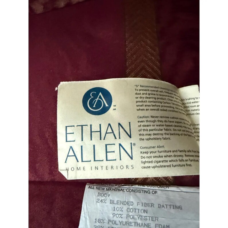 Vintage Ethan Allen Swivel Rocking Upholstered Chairs - A Pair - Etsy