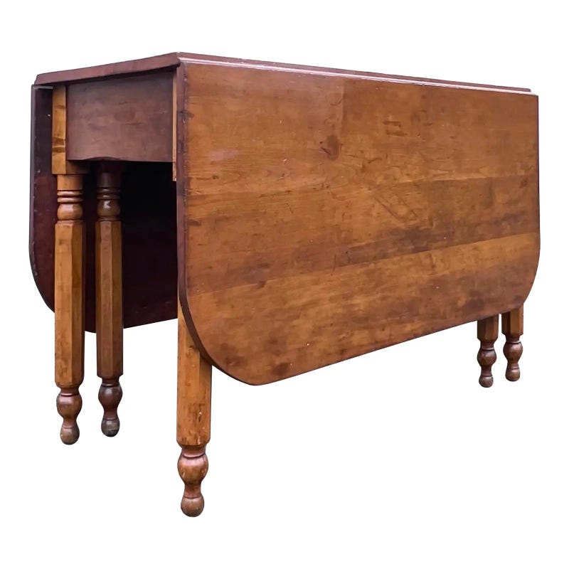 Antique Folding Table - Etsy